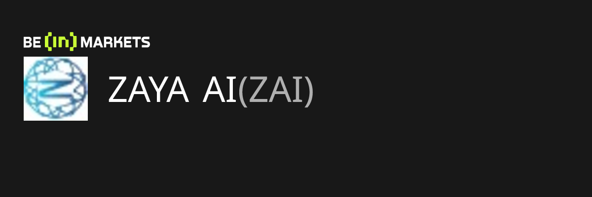 ZAYA AI (ZAI) Fiyat, Piyasa Değeri, Grafikler ve Temel Bilgi - BeInCrypto